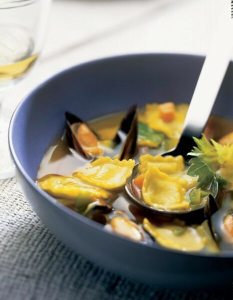 Roman ravioli with Morisseau mussels - Maison Morisseau